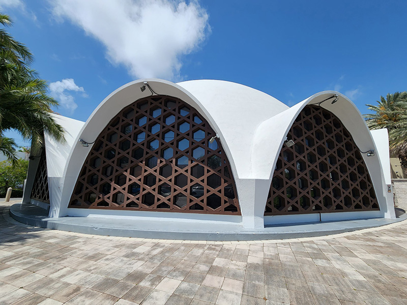 Miami Beach, FL ~ Temple Beth Sholom (1956) - Synagogues of the South
