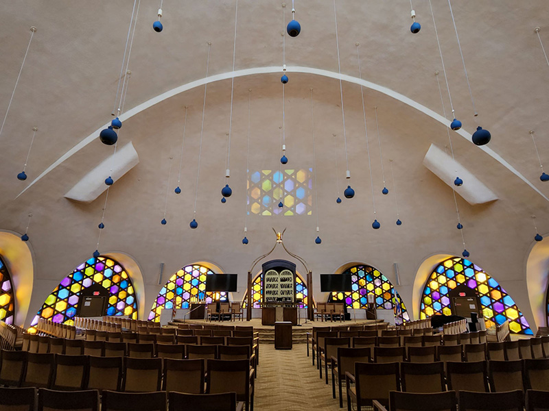 Miami Beach, FL ~ Temple Beth Sholom (1956) - Synagogues of the South